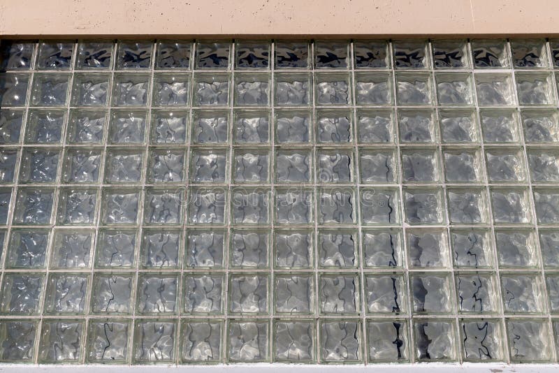 Glass Block Window Patterns Stock Image - Image of concrete, exterior ...