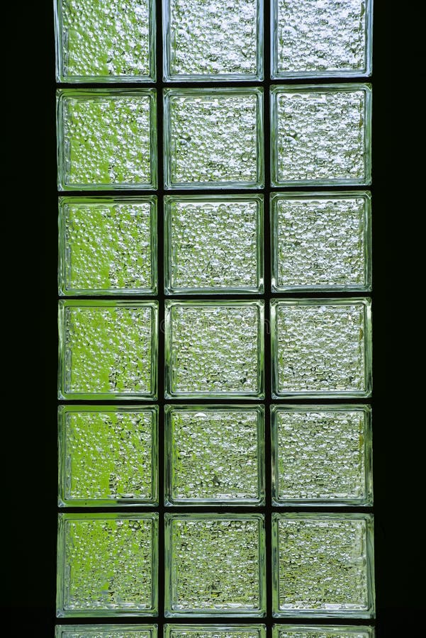 Glass Blocks Used for Building Replacing Windows in Asia Stock Image ...