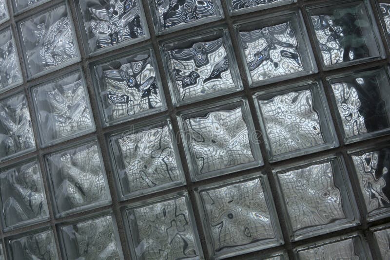 Glass Blocks Wall. Background Texture Stock Photo - Image of street ...