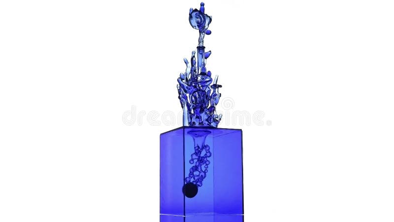 Glass Blue Bottle, Exclusive Stock Image - Image of dark, design: 164174415