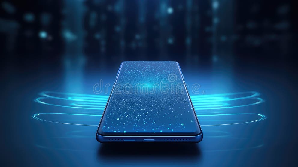Glass Blue Texture Technology Stock Illustration - Illustration of ...