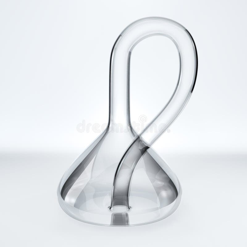 Klein bottle stock illustration. Illustration of bottle - 28697196