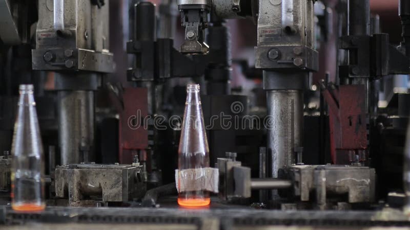 Bottle Manufacturing Process. Plastic Manufacturing Line. Plastic ...