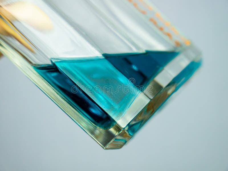 Glass Bottle of Perfume at the Bottom Stock Photo - Image of away ...