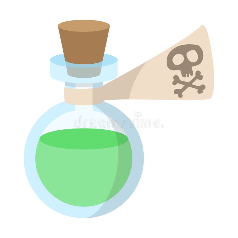 Poison icon cartoon stock vector. Illustration of drink - 88213656