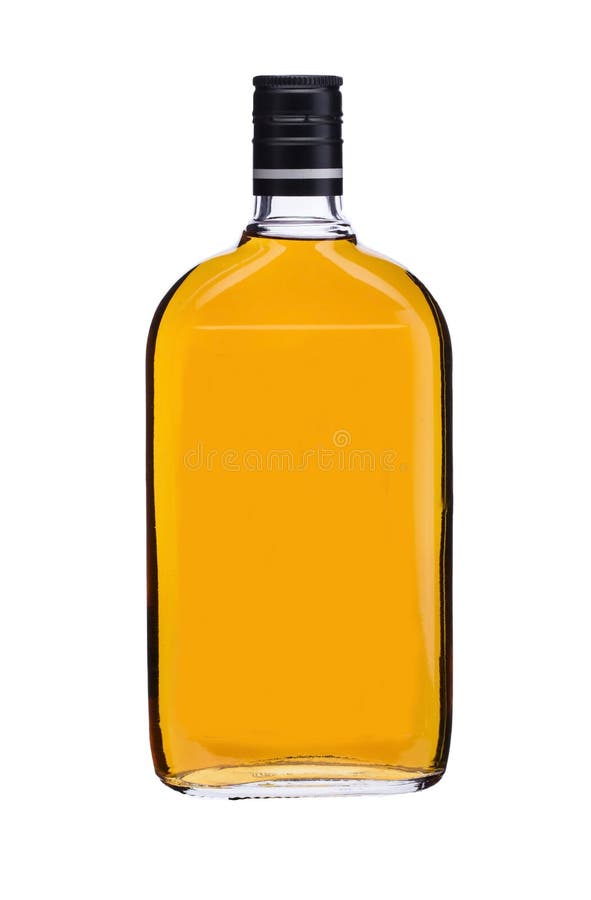 Glass Bottle with Yellow Liquid Stock Image - Image of macro, container ...