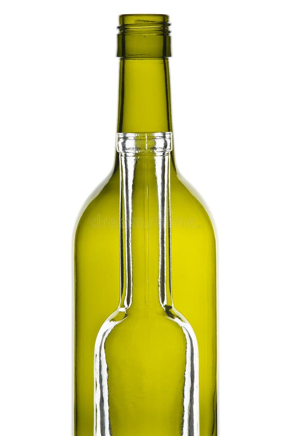 Glass bottles stock photo. Image of glass, isolated, alcohol - 21904150