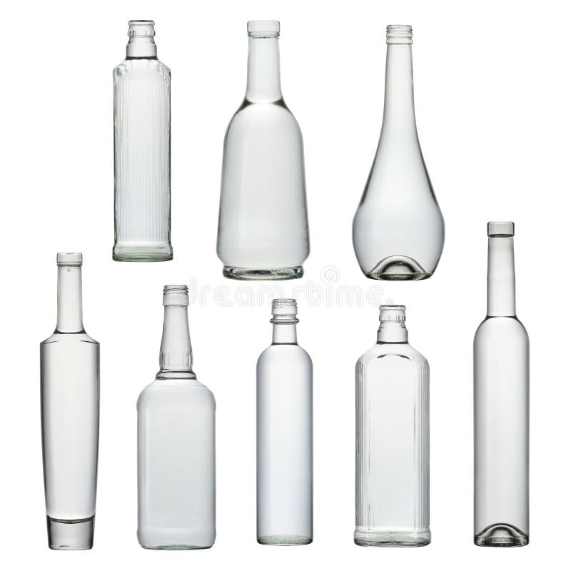Small glass bottles stock image. Image of bottles, three - 29503271