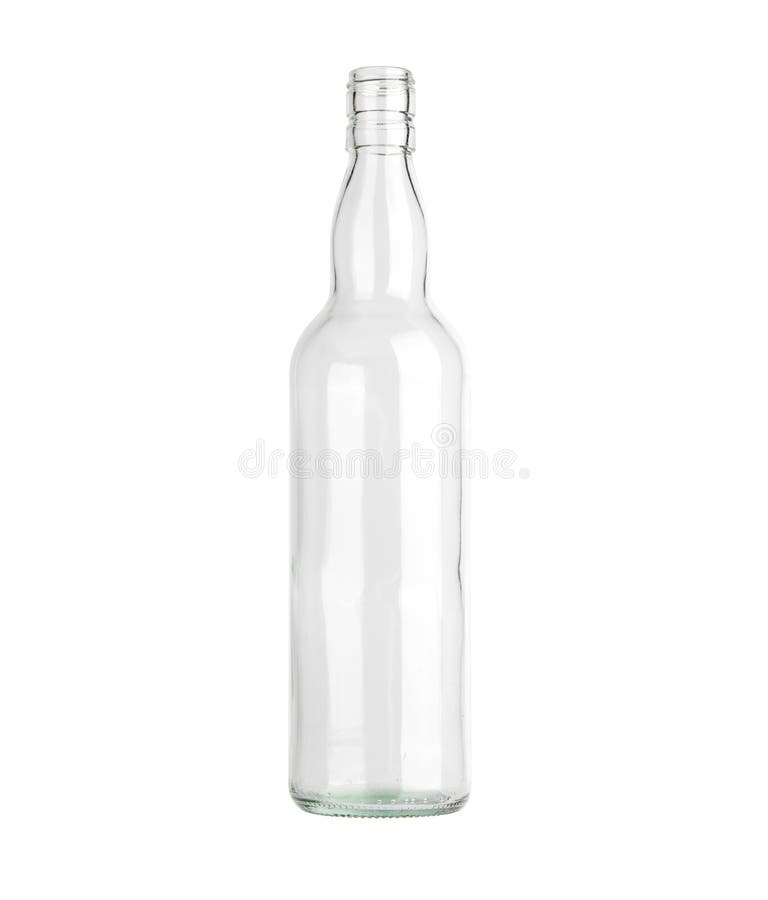 Glass Bottles Isolated on White Background. Stock Photo - Image of ...