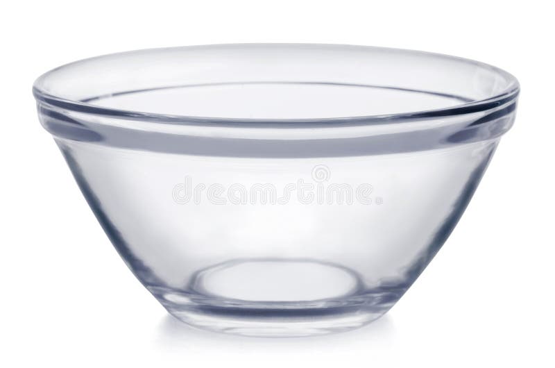 Empty glass bowl stock image. Image of shiny, single - 21312947