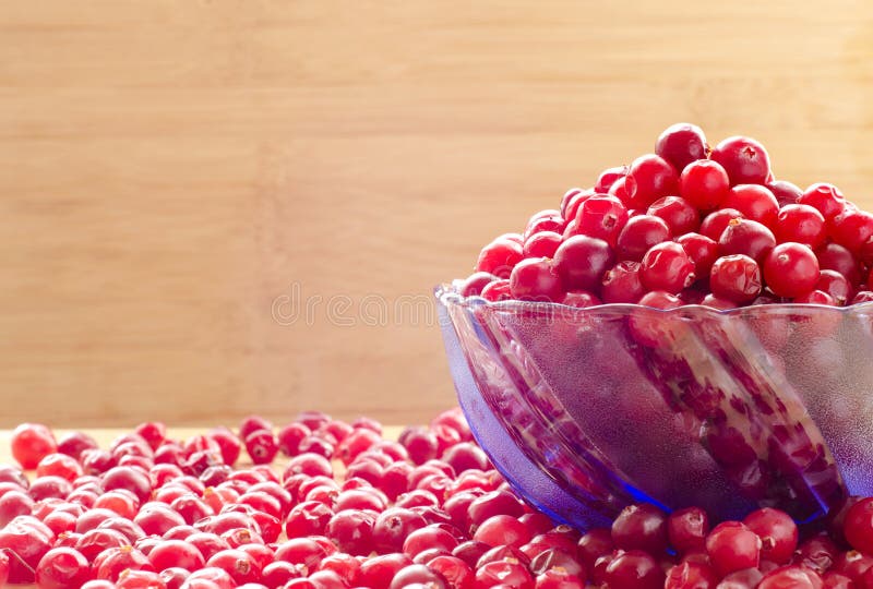 Glass bowl cranberry red stock image. Image of sweet - 88260595