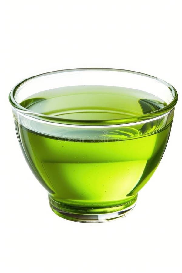 A Glass Bowl Filled with Green Liquid, Perfect for Scientific ...