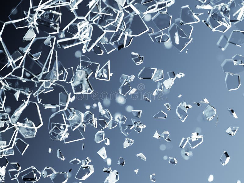 Glass brake, 3d stock illustration. Illustration of brake - 90576293