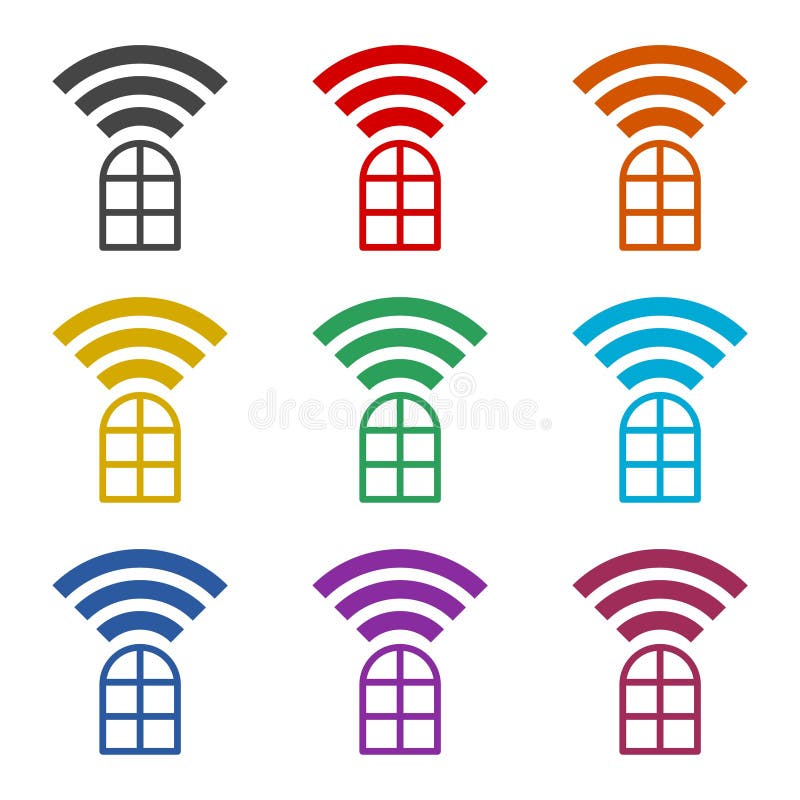 Window Sensor Icon Stock Illustrations – 315 Window Sensor Icon Stock ...