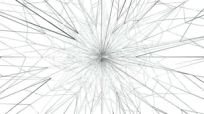 Glass breaking out design. stock illustration. Illustration of ...