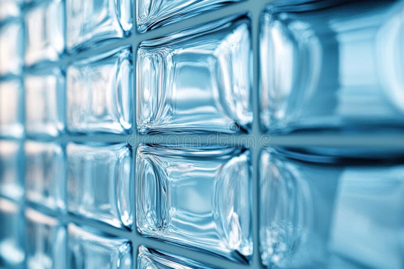 Glass Bricks in a Distinctive Layout, Enhancing Elegance in the ...