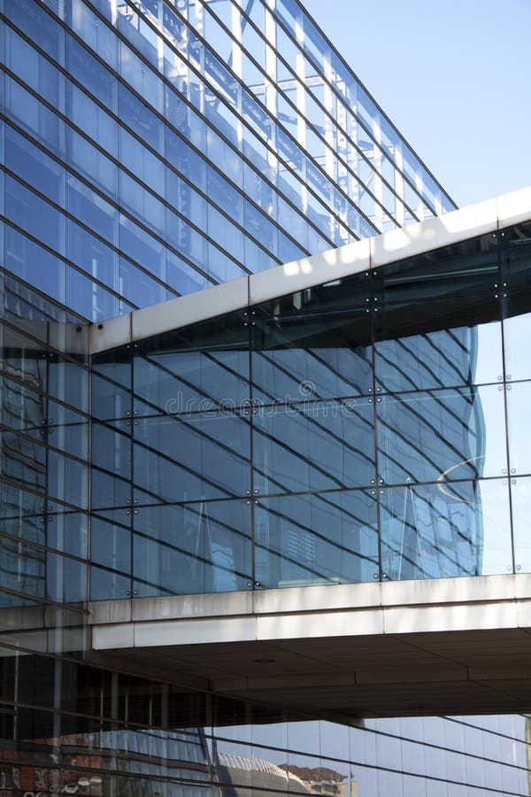 Glass bridge stock image. Image of evening, urban, design - 9145841