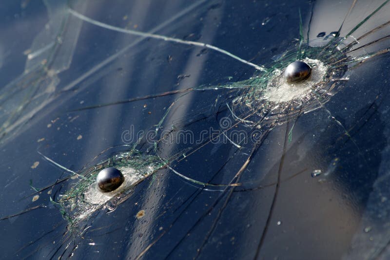 Glass Shot Broken TV Screen Stock Photo - Image of bullet, deformation ...