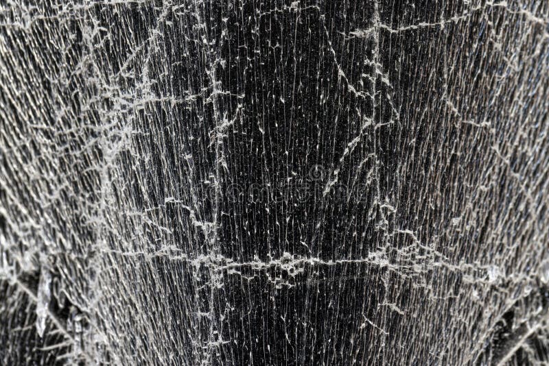 Glass Broken into a Large Number of Pieces and Cracks Stock Image ...