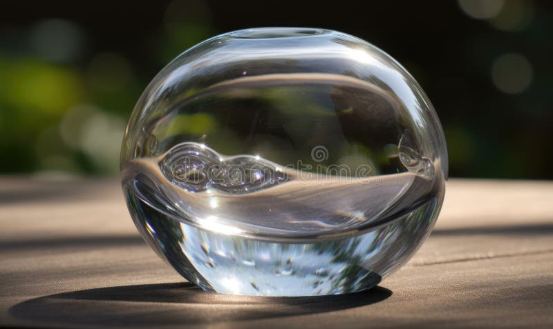 Glass Bubble Creates Transparent Protective Shield Creating Using ...