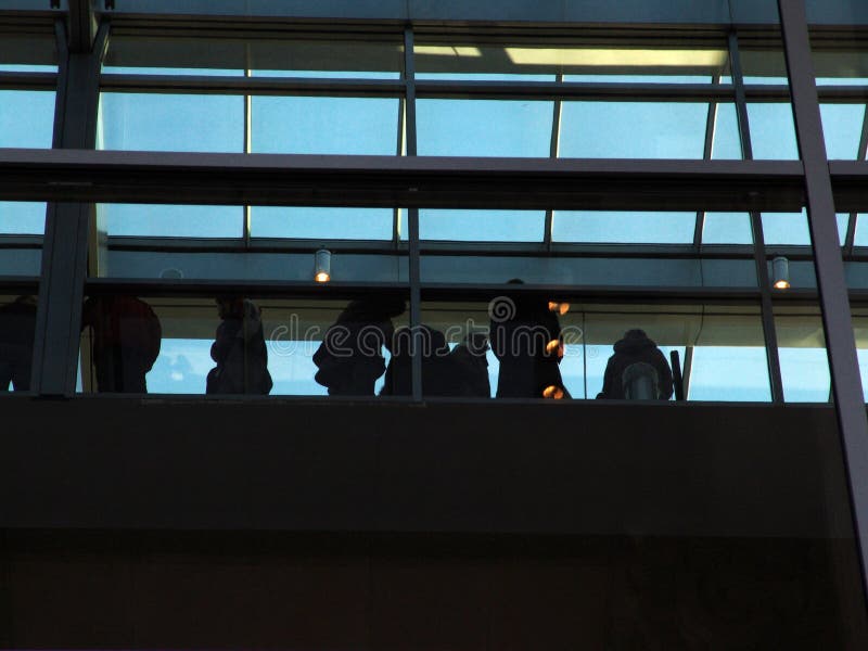 Glass building stock photo. Image of modern, people, crowd - 1690566