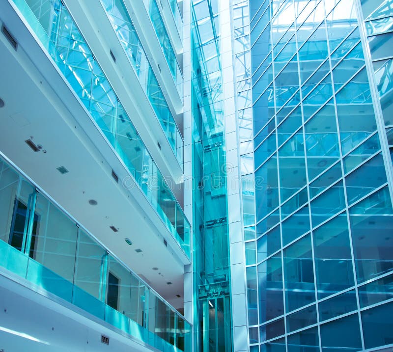 Modern Glass Commercial Building Stock Photo - Image of business ...