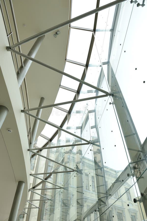 Glass building stock photo. Image of structure, roof - 26623988
