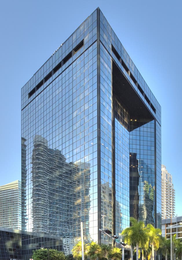 Glass building stock photo. Image of building, miami - 28422670