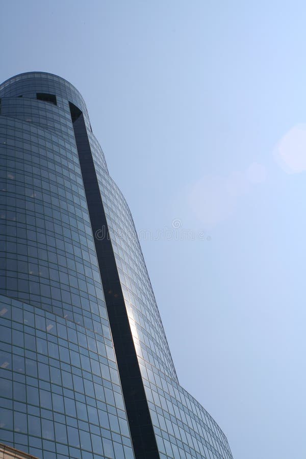 Glass tube building stock image. Image of architecture - 3154935