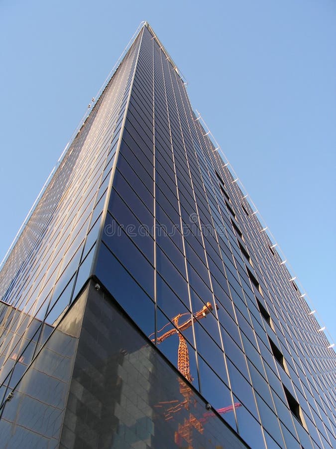 Red Glass Building stock image. Image of geometry, sanlitun - 11417691
