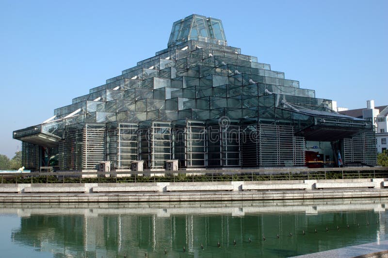 Glass building - China stock photo. Image of watertown - 5880732