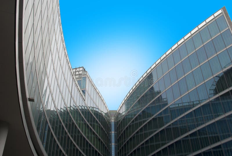 Glass building stock image. Image of glass, built, dimensional - 34380947