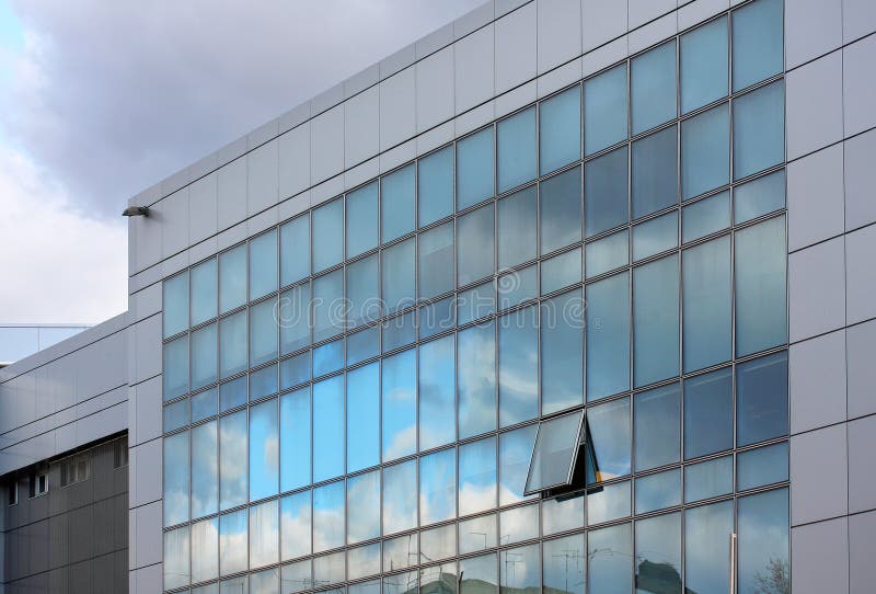 Modern Glass Building Architecture Window Details Stock Photo - Image ...
