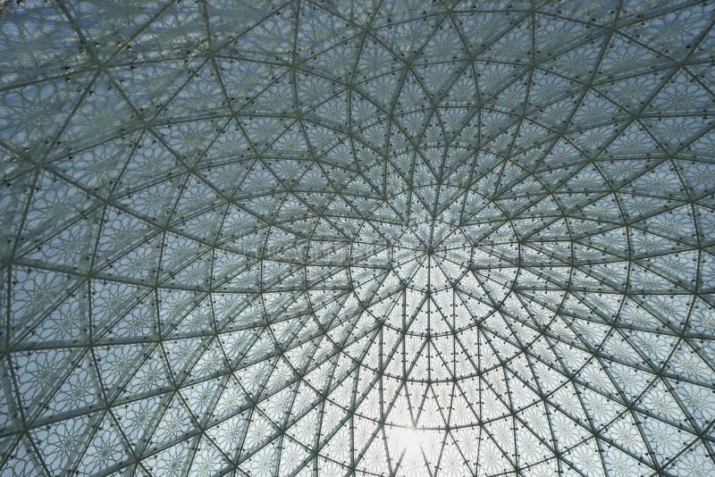 Glass Building Dome. Glass Roof. Modren Architecture Stock Photo ...