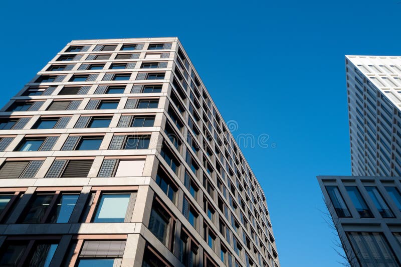 Glass Building Facade in Zurich Editorial Photography - Image of center ...