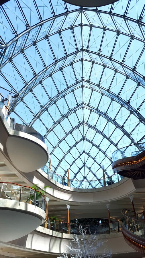 Glass building interior stock image. Image of large, ownership - 61312937