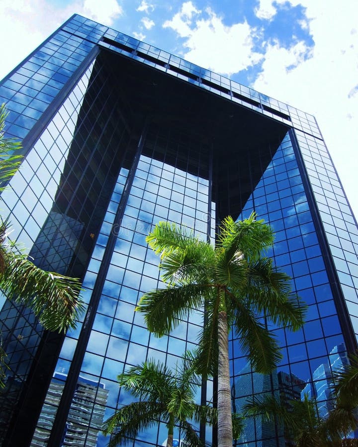 Glass building stock photo. Image of skyscraper, miami - 30746924