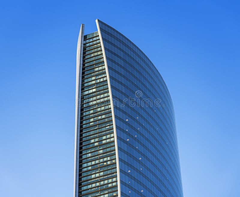 Glass building in Qatar stock photo. Image of qatar - 238630544
