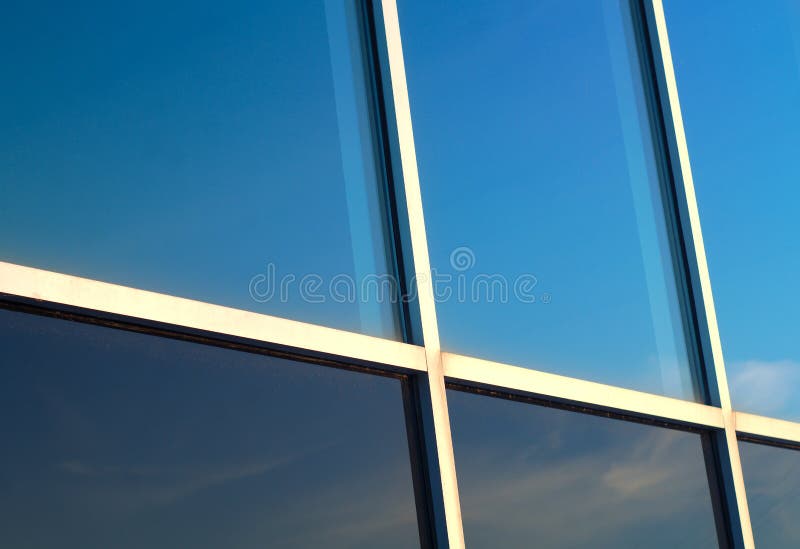Glass Building Window Perspective Business Background Stock Image ...