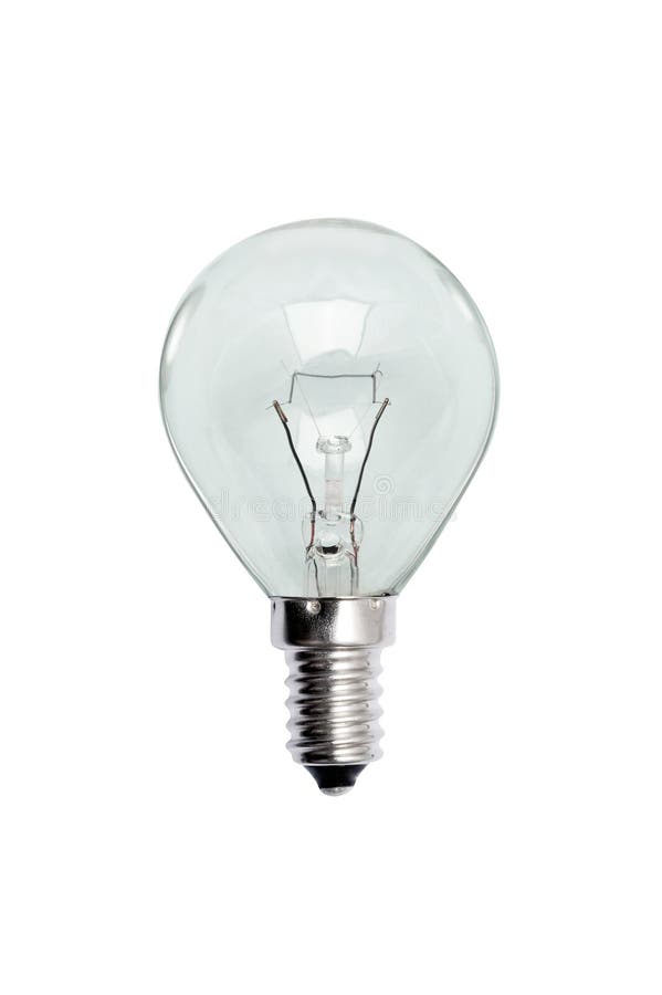 Through a glass Bulb stock photo. Image of electric, beige - 41414050