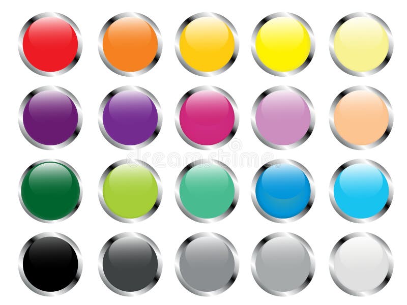 Glass button stock vector. Illustration of wrapper, retro - 17756358