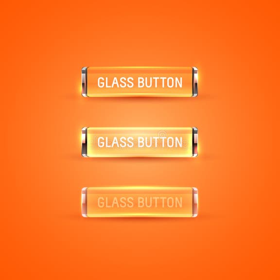 Rectangular Glass Buttons Stock Illustrations – 715 Rectangular Glass ...
