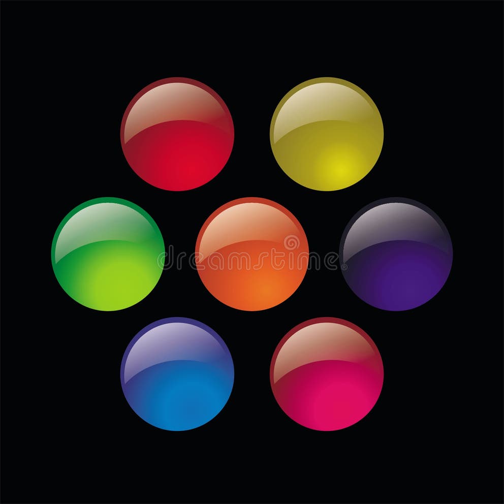 Color Glass Web Buttons Stock Illustrations – 15,465 Color Glass Web ...