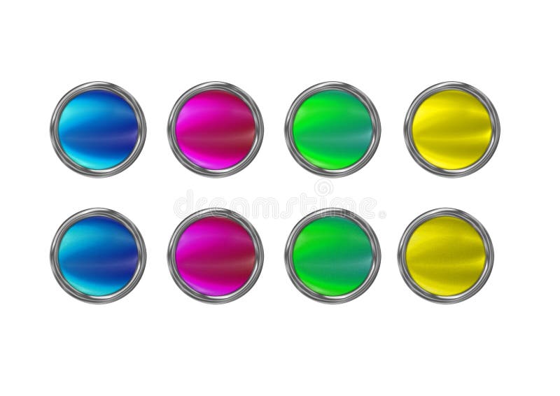 Glass buttons stock illustration. Illustration of plastic - 35275911