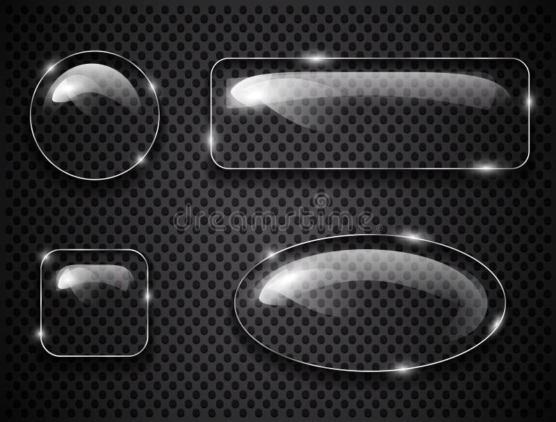 Glass buttons stock vector. Illustration of noticeboard - 39076092