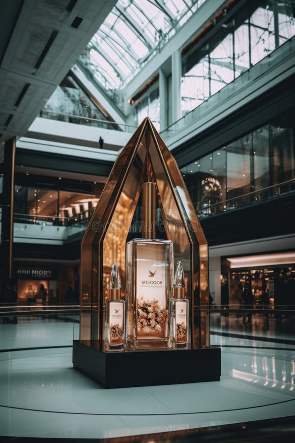 A Glass Case with a Clock Inside of it. Generative AI Image. Stock ...