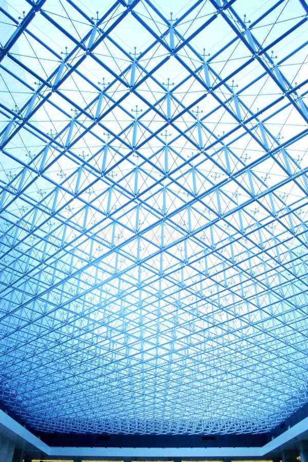 Glass ceiling stock photo. Image of place, pyramidal - 11299704