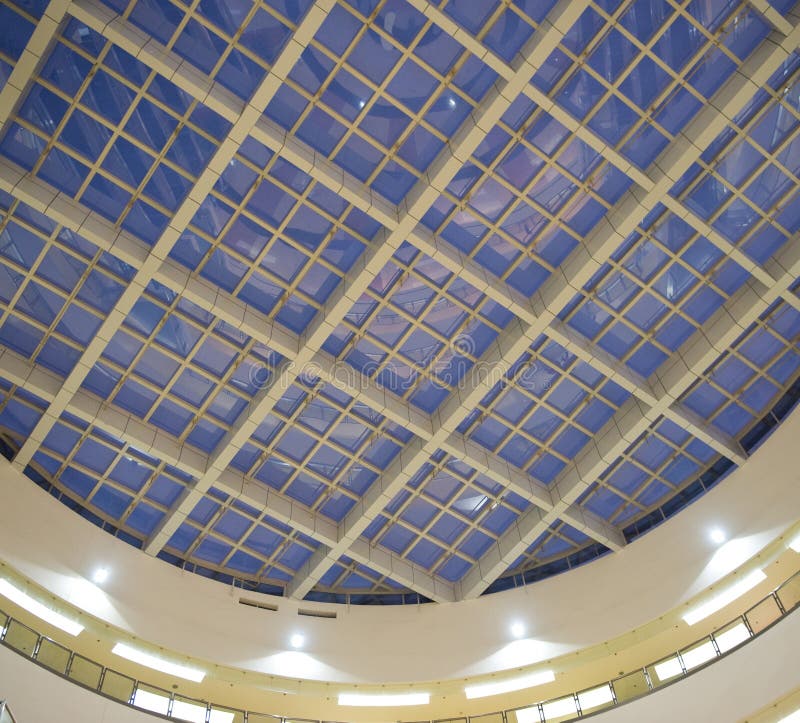 Glass ceiling stock photo. Image of ceiling, blue, atrium - 22479016