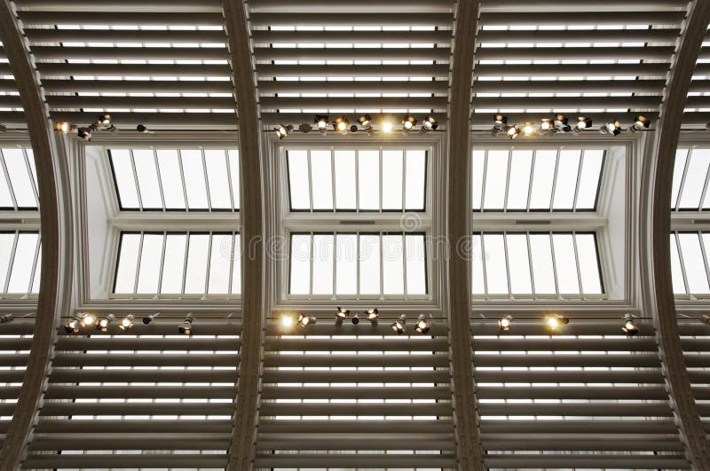 Glass ceiling stock photo. Image of background, roof - 24616788