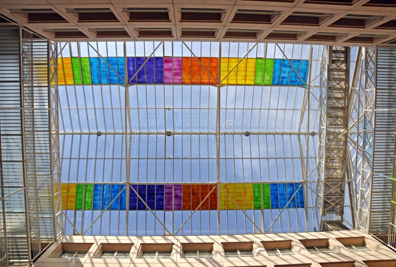 Glass ceiling stock image. Image of transparent, building - 5322911